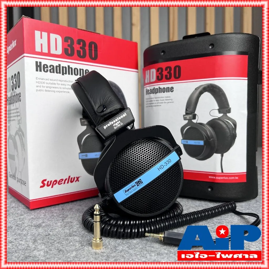 SUPERLUX HD330 หูฟัง SUPERLUX หูฟัง HEADPHONE HD 330 หูฟังครอบหู หูฟังมอนิเตอร์ AI-PAISARN เอไอ ...