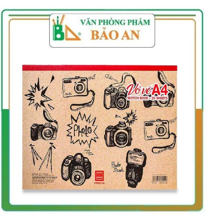 Chất lượng số 1 ️ ️ ️♻️ ♻️ Vở vẽ A4 Hồng Hà định lượng 100gms, độ trắng cao 4901 | Lazada.vn