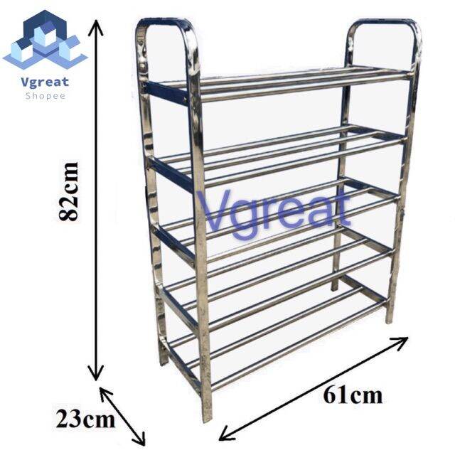 Vgreat Stainless Steel Shoes Rack 3 TIER , 4 TIER , 5 TIER , 6 TIER , 7 ...