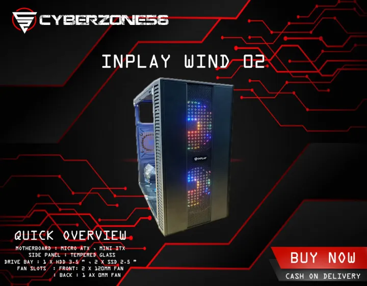 Wind 02 Gaming Micro Atx Case | Lazada PH