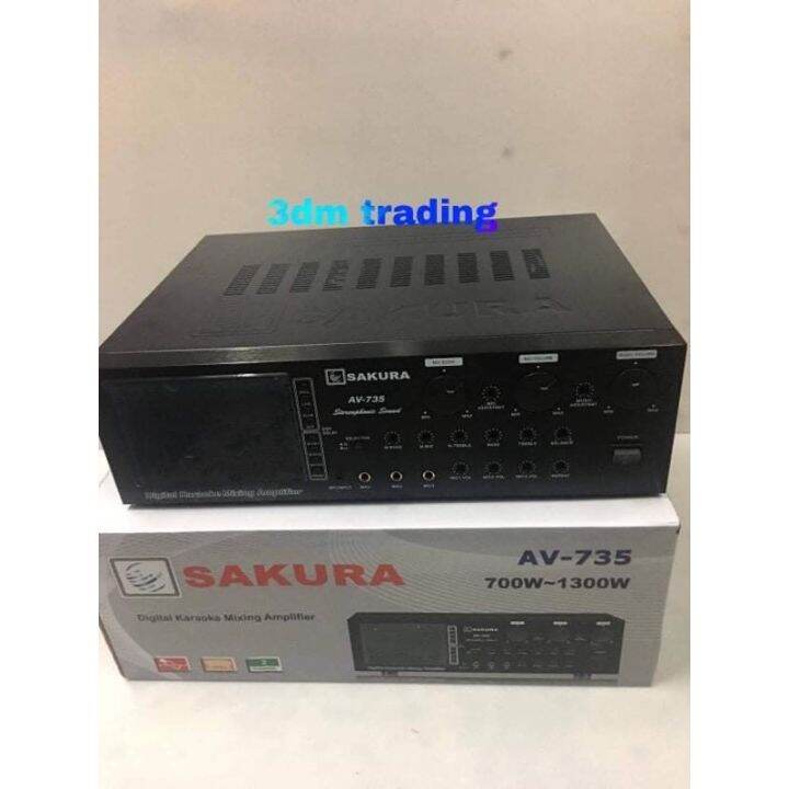 AV-735 SAKURA AMPLIFIER ORIGINAL 700w-1300w | Lazada PH