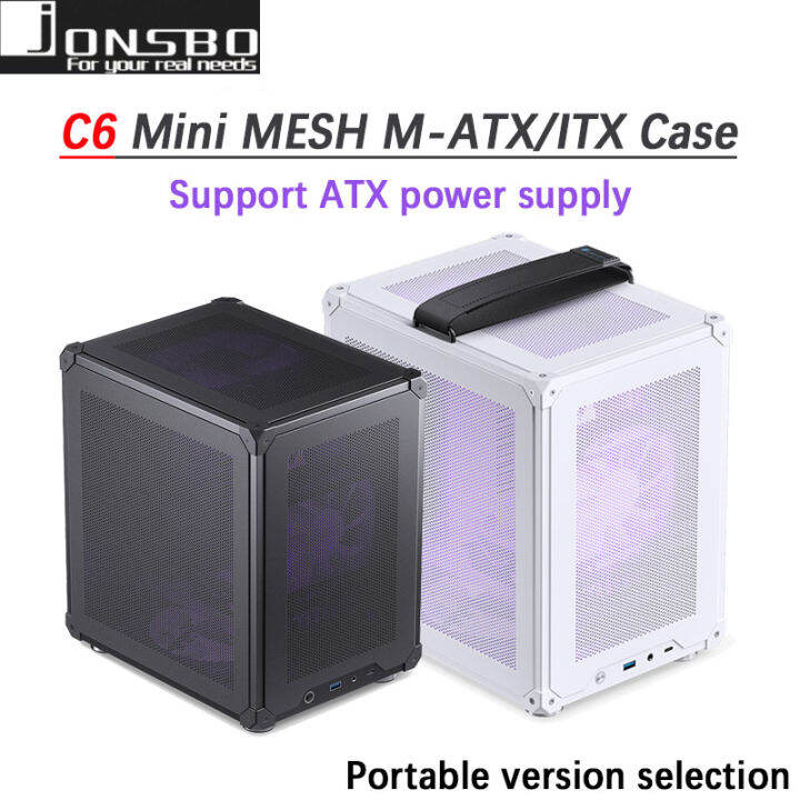 Jonsbo C6 Mesh Itx/Matx Computer Case Mini Desktop Pc Case/Cpu Cooler ≤ ...