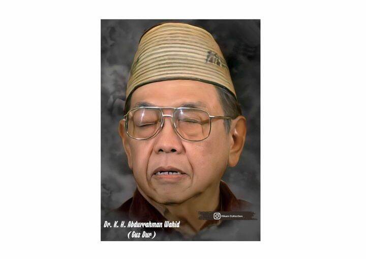 POSTER DR. KH. ABDURRAHMAN WAHID (GUS DUR) SUDAH DI LAMINATING | Lazada ...