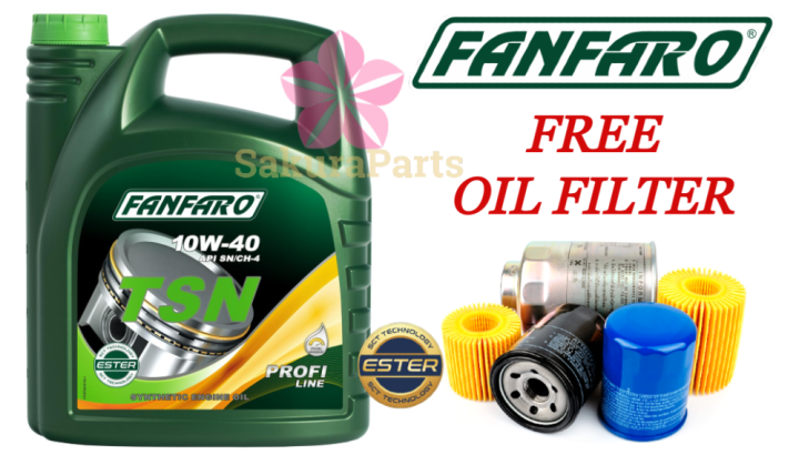(MADE IN GERMANY) SCT FANFARO 10w40 ESTER TSN Semi Synthetic Engine Oil ...