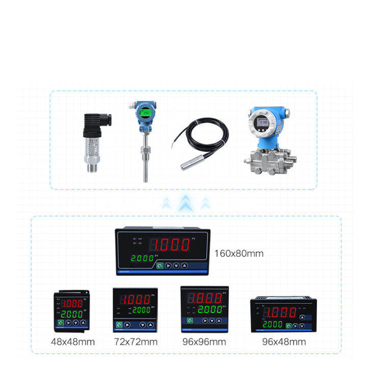 Single and double loop double light column temperature pressure level ...