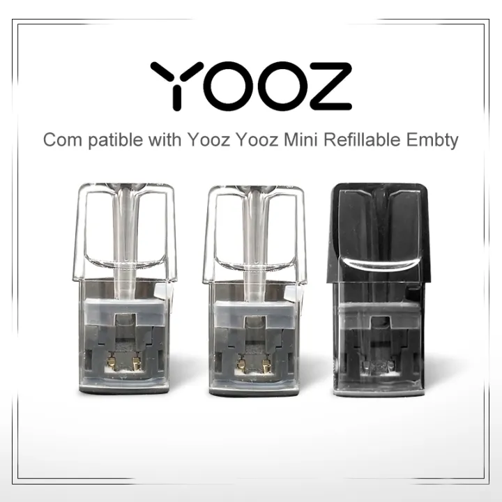 Yooz Pods Yooz 1 /Yooz 2 / Yooz Mini Refillable Empty Pods Refill vape pods 3-5 Times | Lazada PH