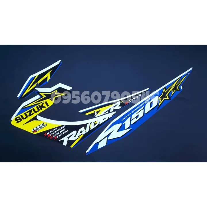 RAIDER 150 Reborn 18 MotoGP BLUE Stock Decal/Sticker | Lazada PH