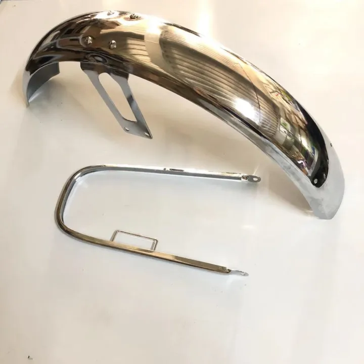 【Ready Stock】 TMX FRONT FENDER WITH BRACKET SILVER MOON RISING | Lazada PH