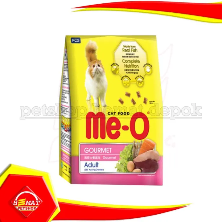 Makanan Kucing Meo Gourmet 7 Kg cat dry food ikan dewasa 7kg murah ...