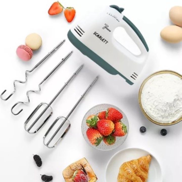 Mixer Kue Scarlet 7 Speed Mixser Kue Termurah Low Watt Free 2 Pengaduk ...
