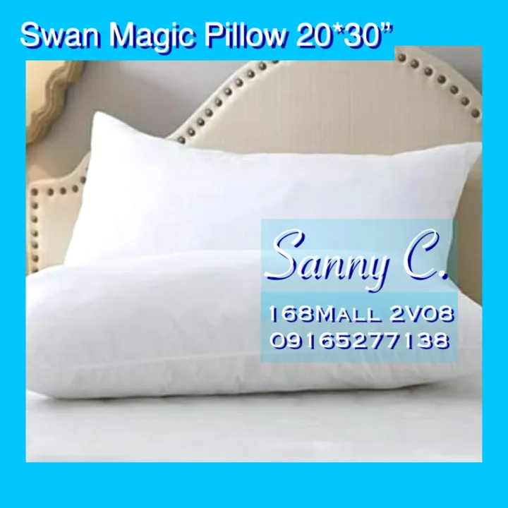 Swan Magic Pillow 20*30" Plain White | Lazada PH