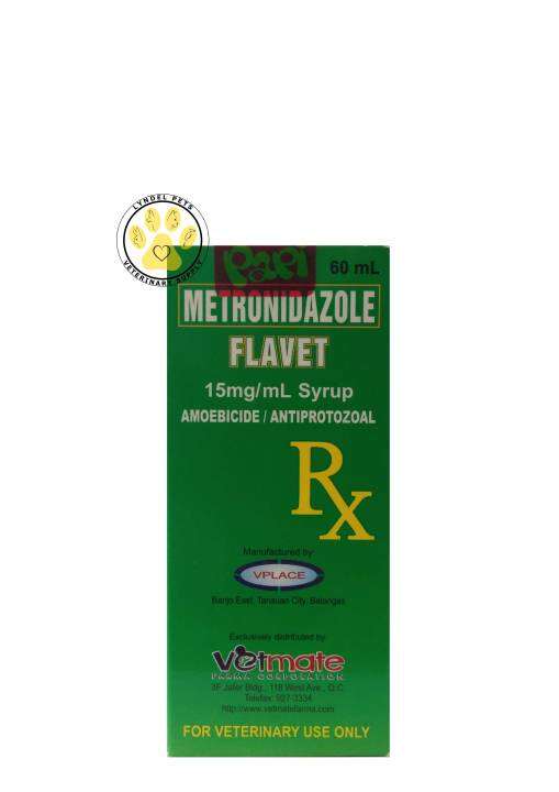 FLAVET Amoebicide/Antiprotozoal Syrup (60 ml) | Lazada PH