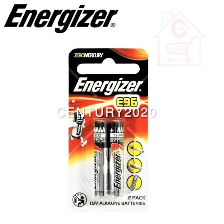 ENERGIZER Max Powerseal AAAA E96 Alkaline Battery 2pcs/pack | Lazada