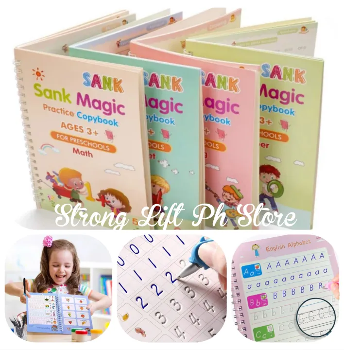 Magic Practice Copybook Reusable Handwriting Calligraphy Tracing ...