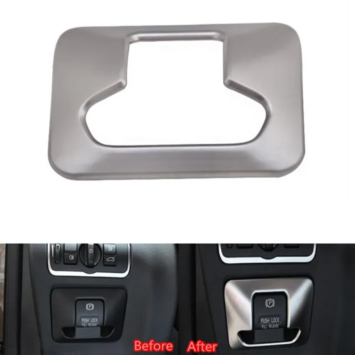 Car Styling Interior Electronic Handbrake Hand Brake Button Switch ...