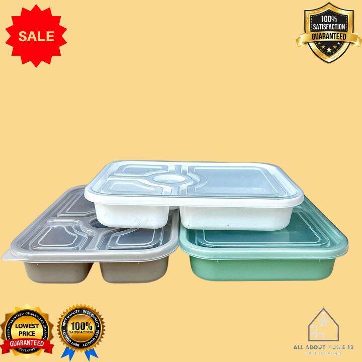 114. High Quality Big Bento Box with 4 Compartment | Lazada PH