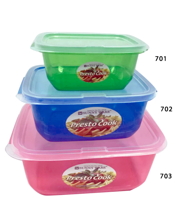 12pcs (1 dozen) set 1.1 L Presto Cook Food Keeper Presto Cook Food ...