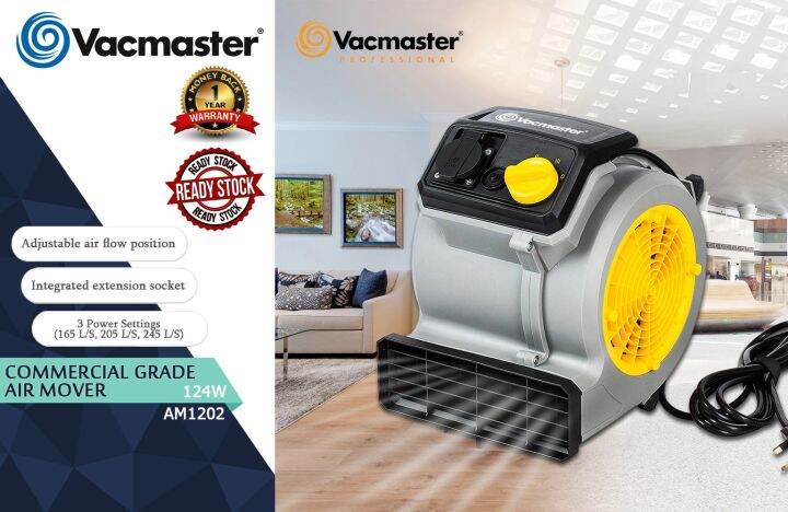 VACMASTER AM1202 COMMERCIAL GRADE 124W FLOOR BLOWER | Lazada
