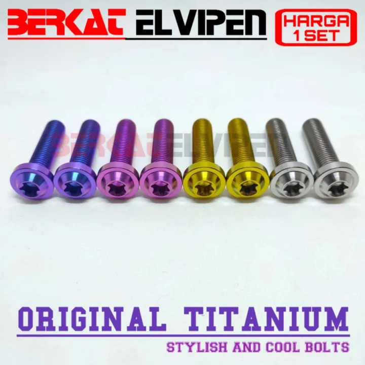 Baut Titanium Arm Knalpot Vario 125/150 Pcx Lokal 150 160 Adv 150 | Lazada Indonesia