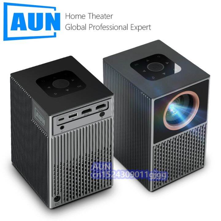 WIFI Mini Projector AUN A40C Video HD LED TV Bluetooth Portable Home ...