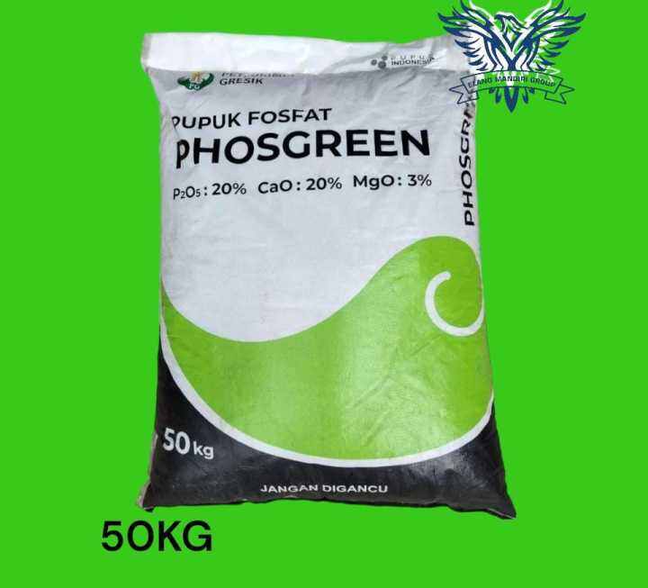 Karungan 50kg Pupuk PHOSGREEN Kandungan Fosfat P2O5 20% Kalsium CaO 20% ...