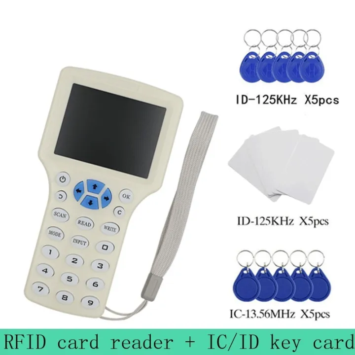ภาษาอังกฤษ10 ICID ความถี่ RFID ควบคุมการเข้าถึงเครื่องอ่านบัตร NFC เข้ารหัสบัตรนักเขียน UID ชิป ...