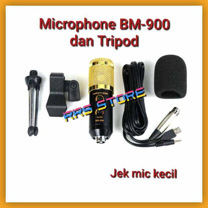 TaffSTUDIO Professional Condenser Microphone with Mini Tripod - BM-900 ...