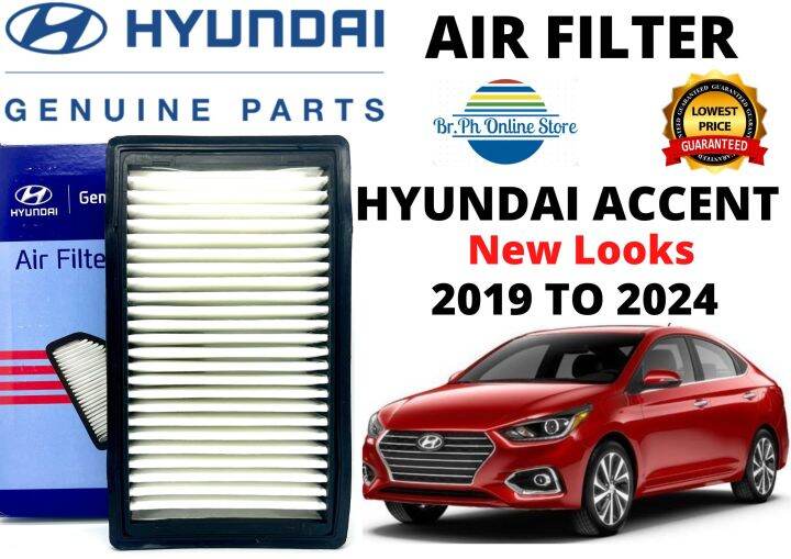 NEW ARRIVAL AIR FILTER FOR HYUNDAI ACCENT 2019 TO PRESENT (NEW LOOKS ...