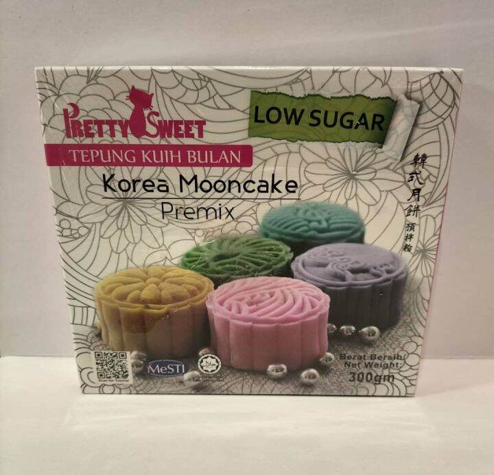Korea Mooncake Premix Less Sweet 韩式冰皮月饼预拌粉 Tepung Kuih Bulan 300gm | Lazada