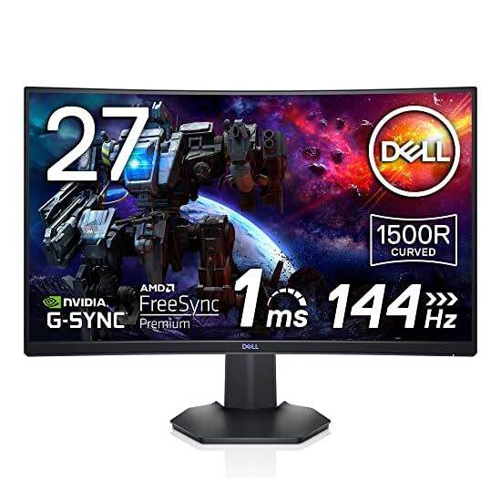 Dell S2721HGF 27 Inch Curved Gaming Monitor (3 Year No Bright Point ...