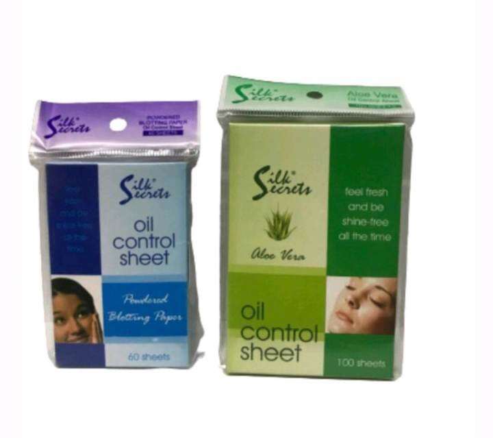 SILK SECRETS Oil Control Sheets (Aloe Vera / Powdered) * SOLD ...