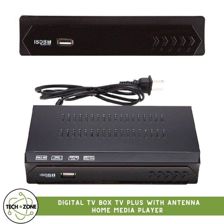 ISDB-T Digital TV BOX TV Plus With Antenna Home Media Player | Lazada PH