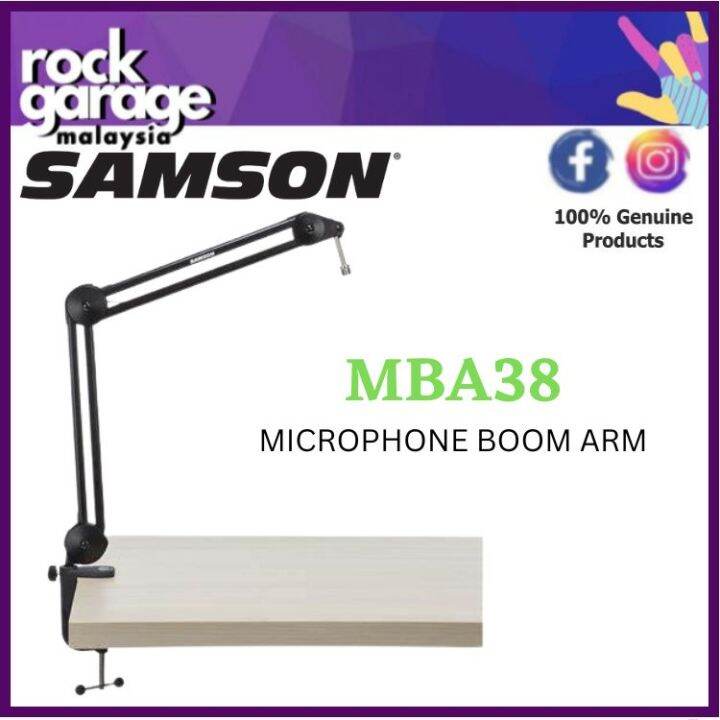 SAMSON MBA38 MICROPHONE BOOM ARM ( MBA 38 / MBA-38 ) | Lazada