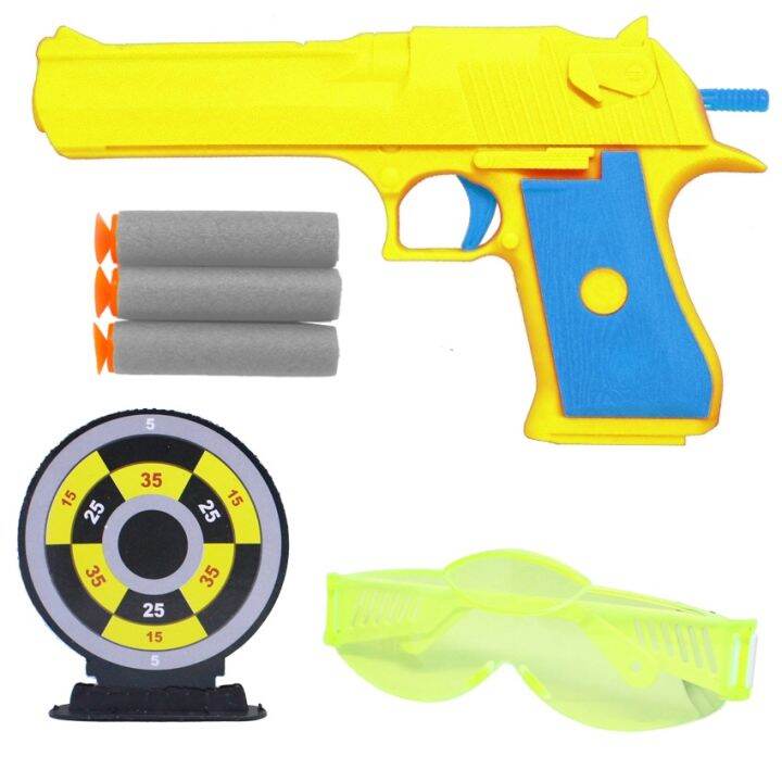 Desert Eagle Captain America Soft Bullet Nerf Gun With Free 4Pcs ...