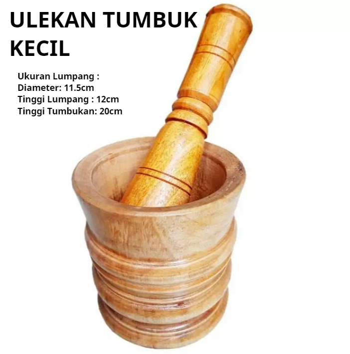 Lumpang kayu ukuran 12 CM serbaguna | Lazada Indonesia
