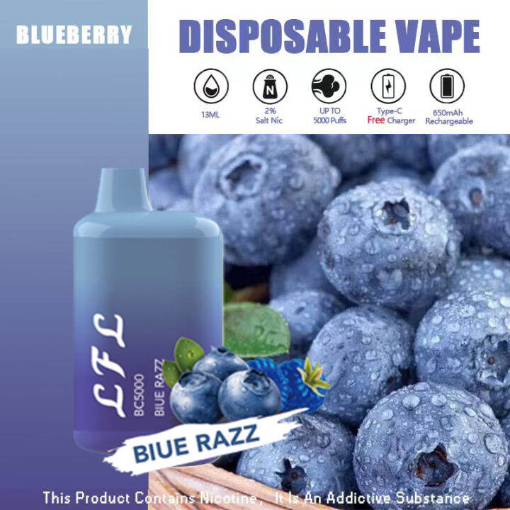 Battery 650mAh disposable pod 10000 puffs 5000 Puffs Rechargeable ...