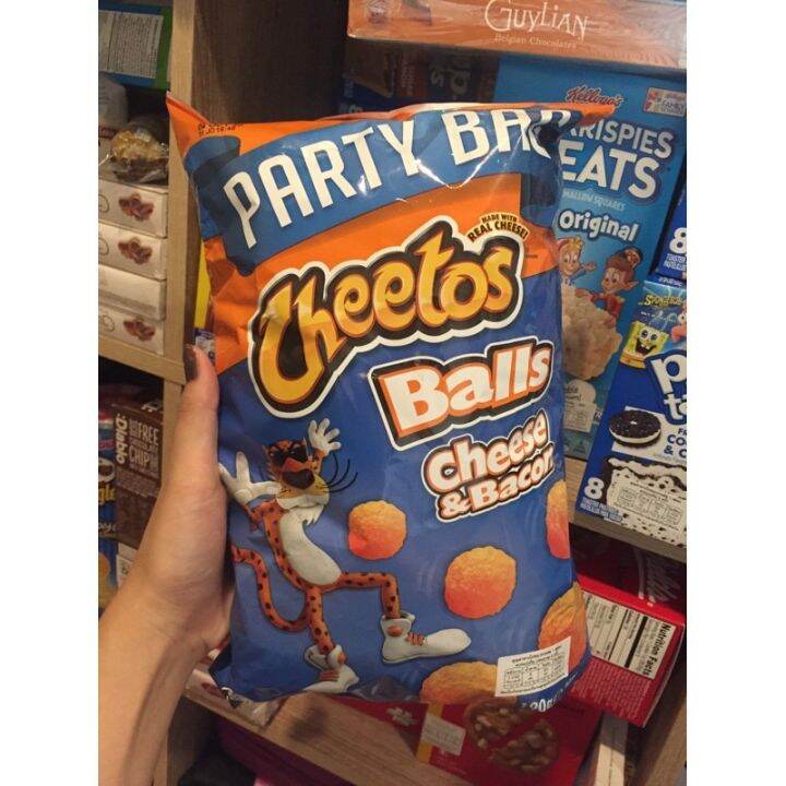 Cheetos Balls Cheese&Bacon 190g ขนมขบเคี้ยวนำเข้าจากเมกา | Lazada.co.th