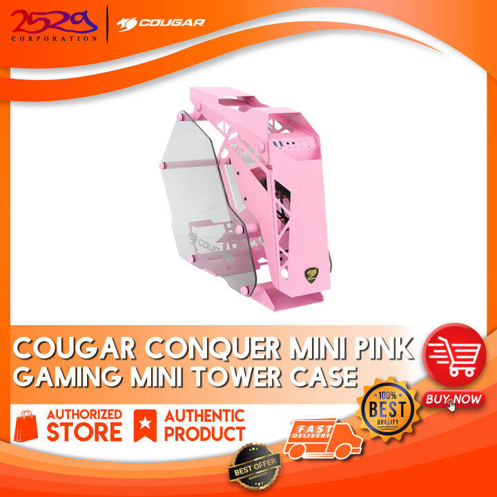 COUGAR | CONQUER MINI (Pink) Limited Edition PC Case Computer Case ...