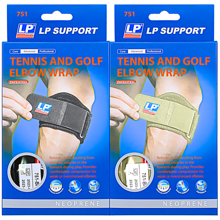 [ของแท้ 100%] LP SUPPORT 751 TENNIS ELBOW WRAP ที่รัดซอก แขน ซัพพอร์ท ...