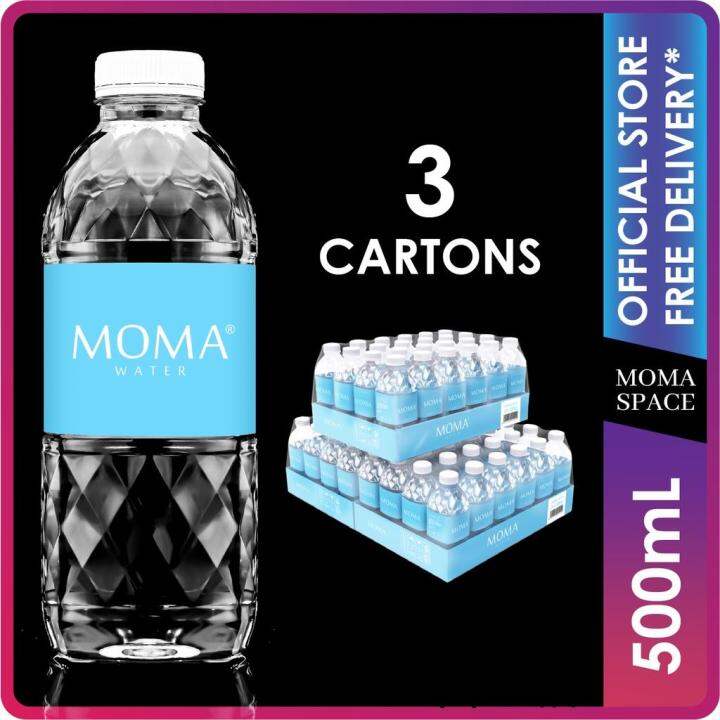 distilled water ★Buy 3 cartons MOMAwater 500mL (3 cartons x 24 bottles ...
