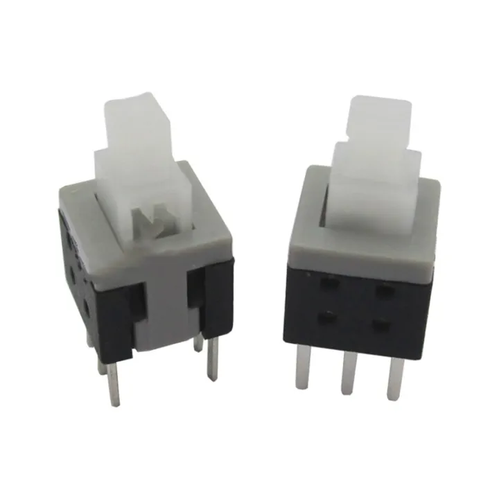100% NEW 8.5X8.5MM 8.5*8.5MM Self-locking switch Push button switch ...