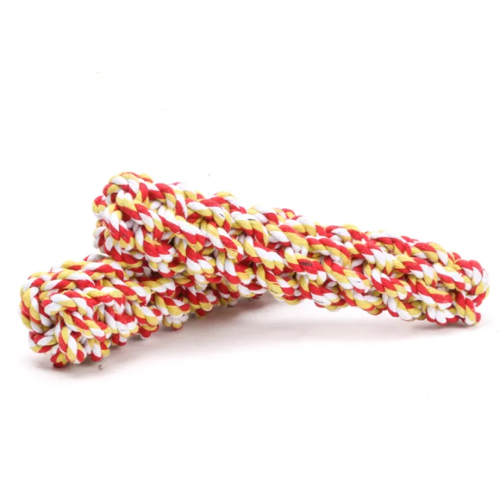 Toy dog knotting teeth-proof teeth-cleaning rope corn cob cotton rope ...