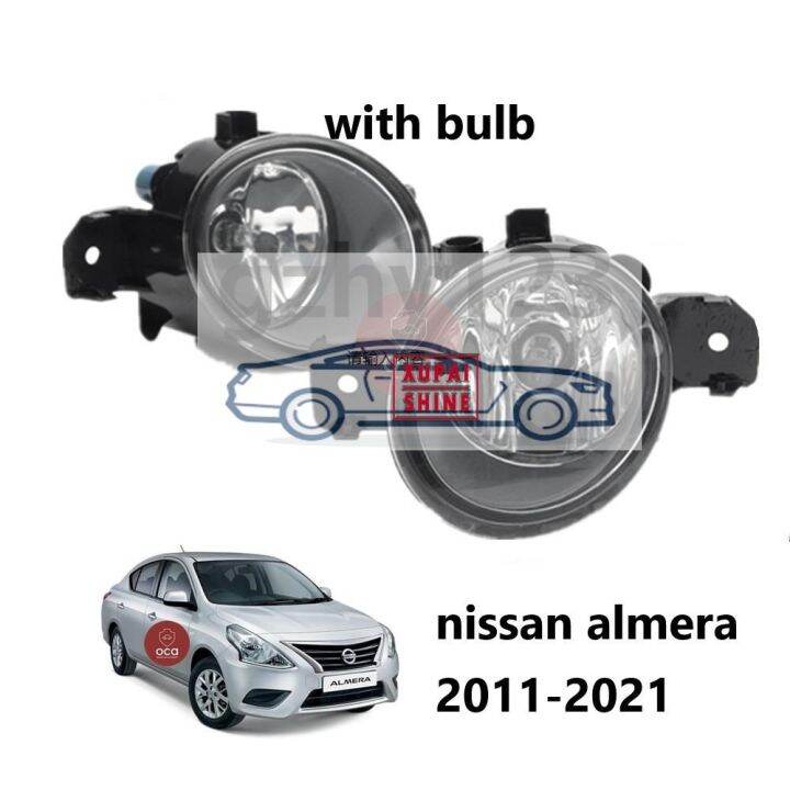 xps （with bulb）fog lamp fog light front bumper lamp light for nissan ...