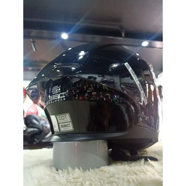 SEC Rise V2 Glossy Bk modular dual visor | Lazada PH