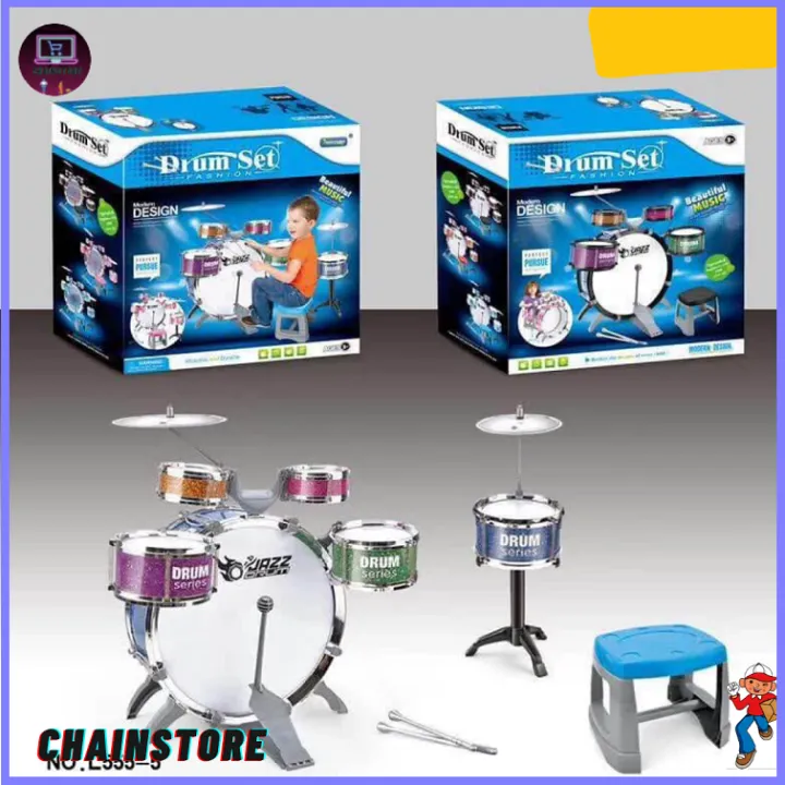 CHAINSTORE Children Kids Drum Set Musical Instrument Toy | Lazada PH