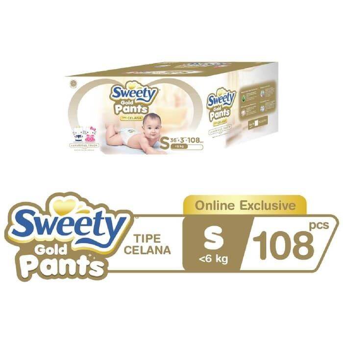 Sweety Gold Pants S 3x36s | Lazada Indonesia
