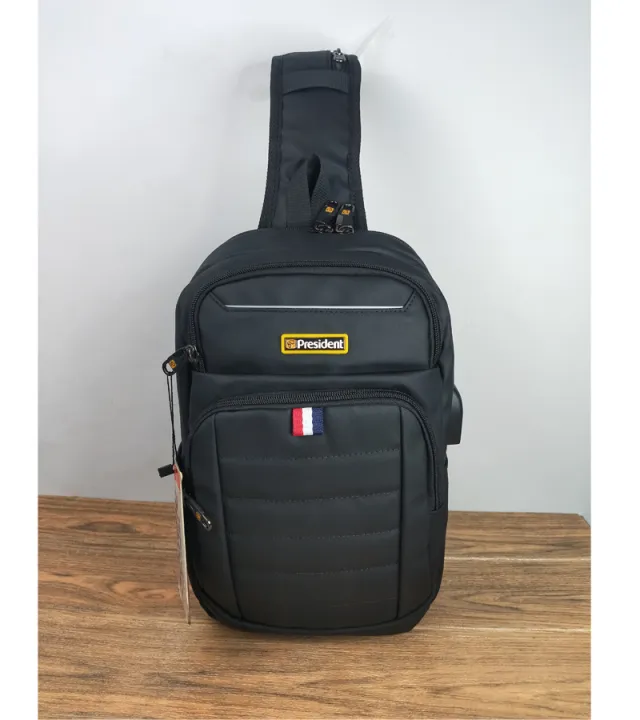 President 991-26 Tas Selempang Pria/chest Bag builtin Port USB | Lazada ...