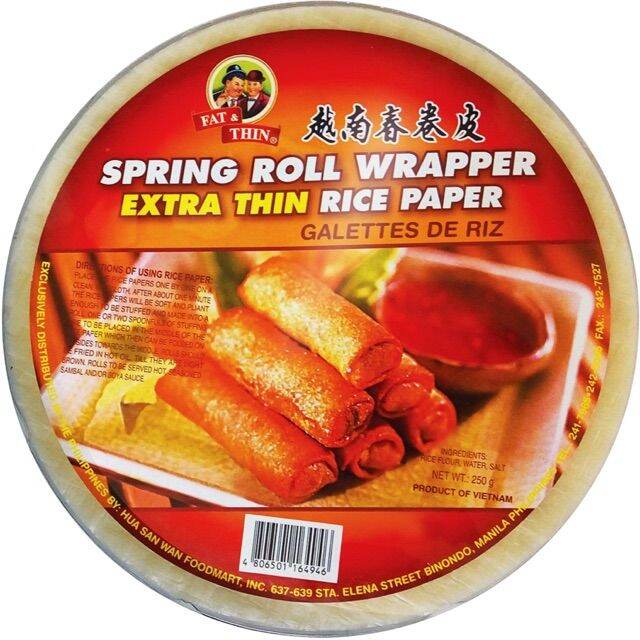 Spring Roll Wrapper Rice Paper Regular/Extra Thin 250grams | Lazada PH