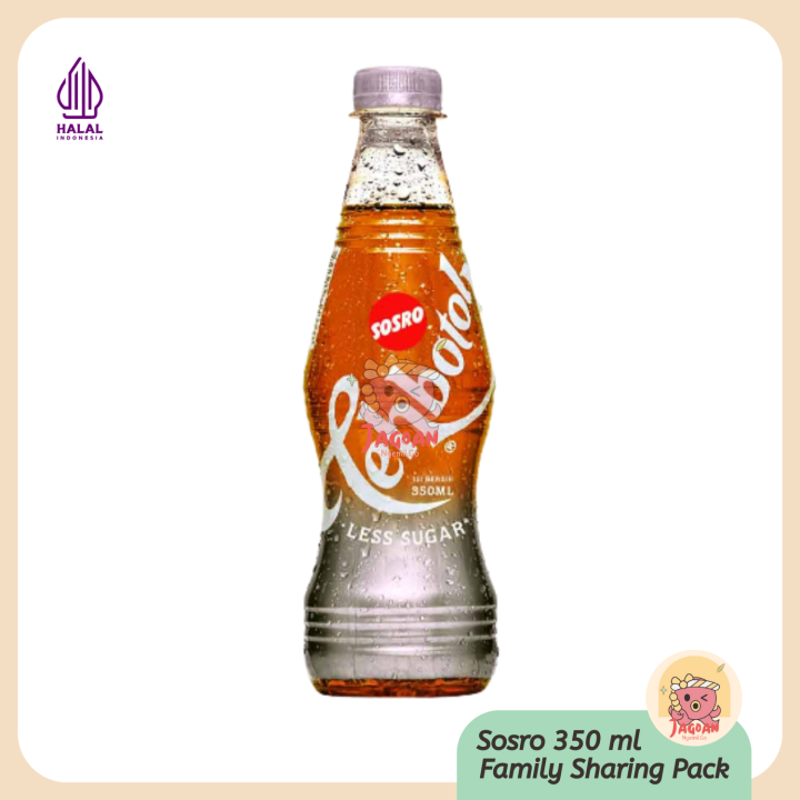 Teh Botol Sosro 350 ml Less Sugar | Lazada Indonesia