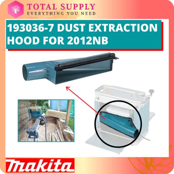 193036-7 Makita Dust Collector Hood Set for 2012NB Planer DUST ...